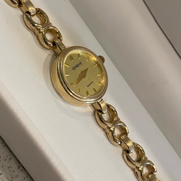 Geneve | Accessories | 4k Gold Geneve Quartz Watch | Poshmark